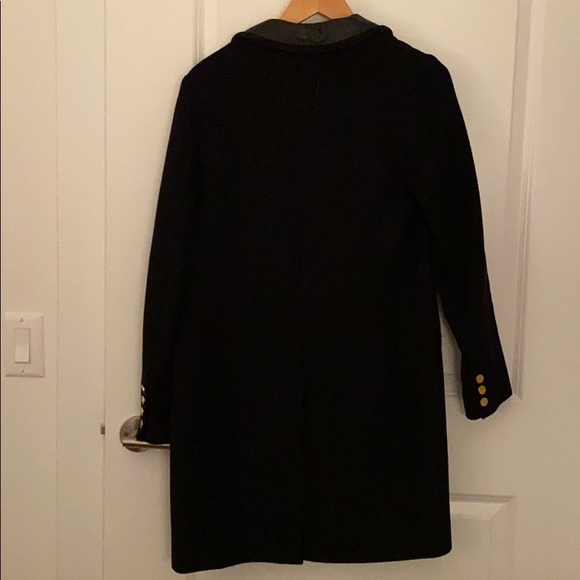 Rachel Zoe | Jackets & Coats | Rachel Zoe Wool Leather Trimmed Jacket ...